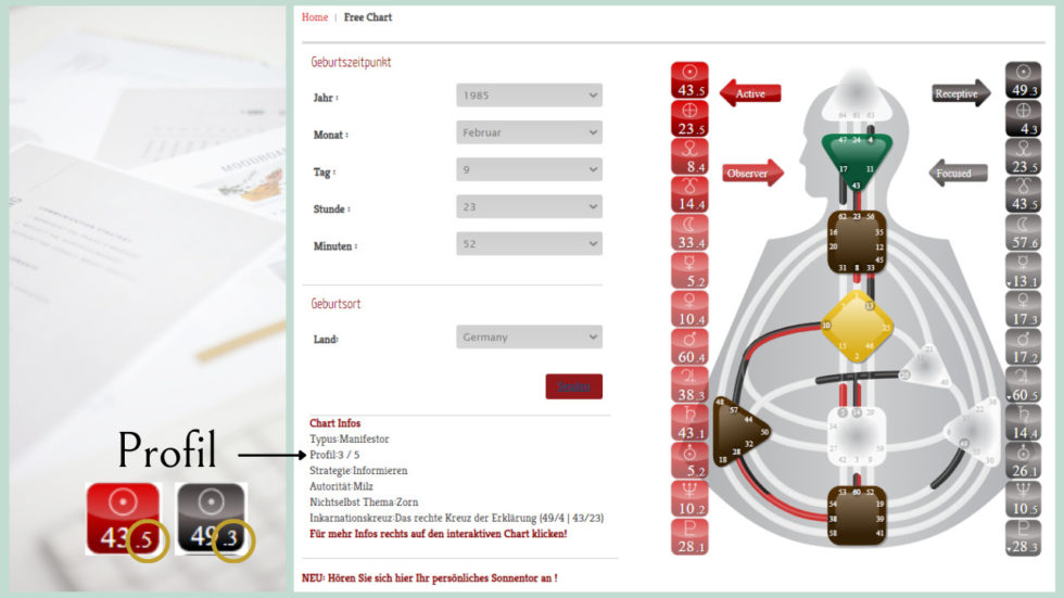 Wie Du Dein Human Design berechnen & auslesen kannst - Leisepreneur ...
